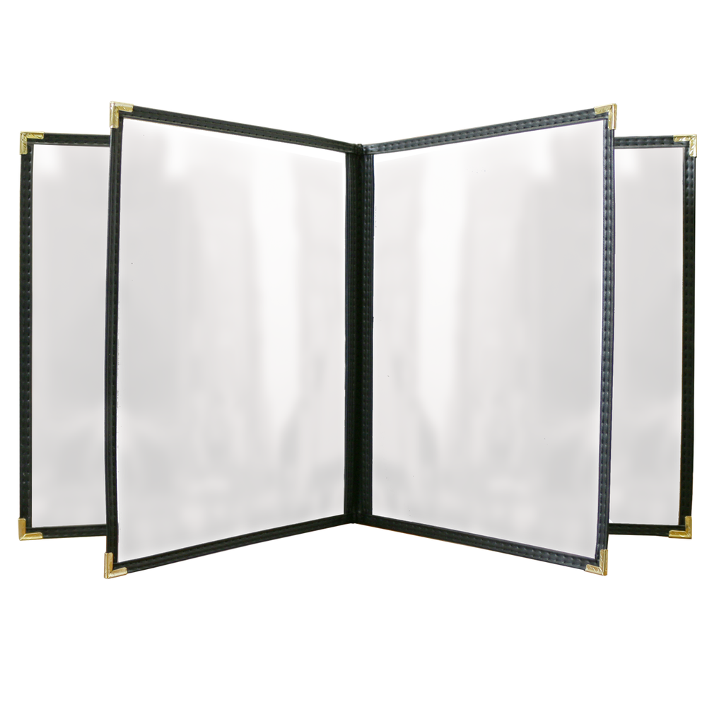 Four Pocket 8 View Booklet - Sewn Menus – RABCO Restaurant Menus and ...